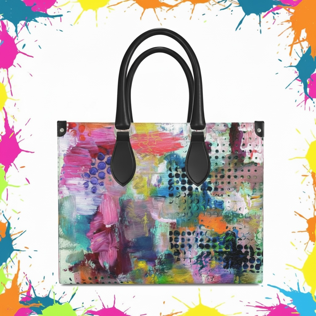 Structured Spontaneity - Tote – Bright Happy Color
